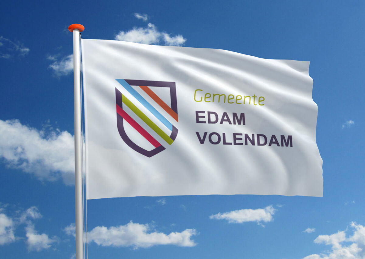 Vlag Edam-Volendam | Bestel bij MastenenVlaggen.nl