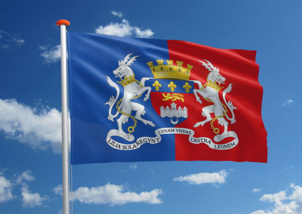 Vlag Bordeaux | Bestel bij MastenenVlaggen.nl