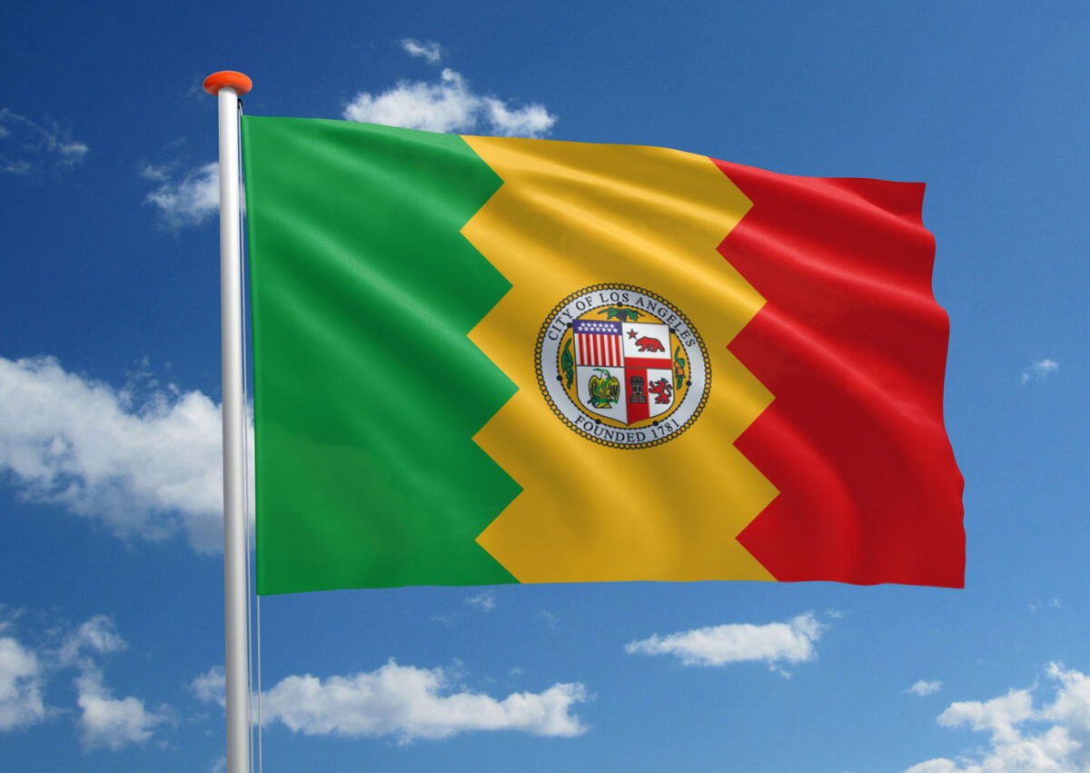 Vlag Los Angeles | Bestel bij MastenenVlaggen.nl