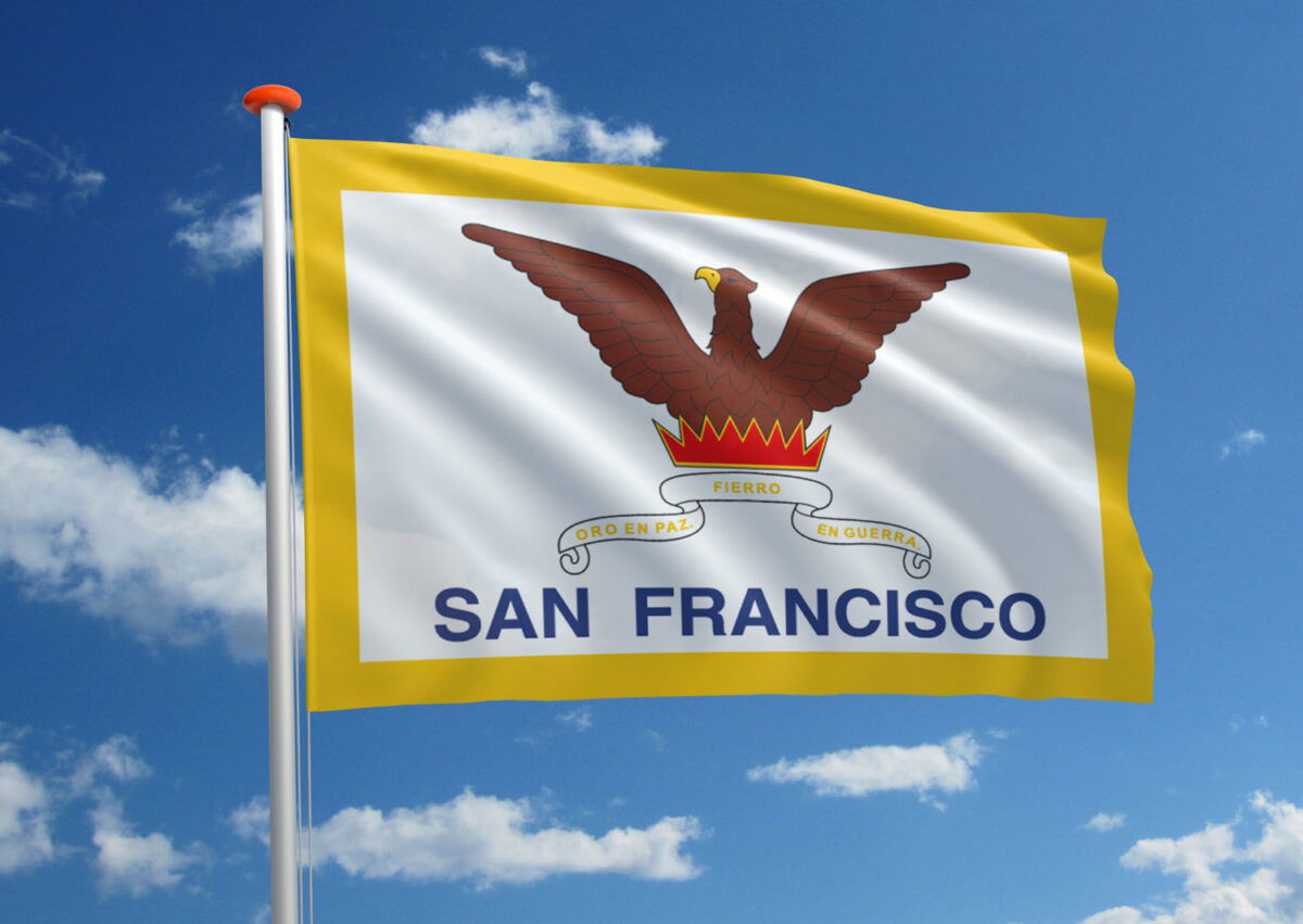 San francisco, california flag, Flags of San Francisco